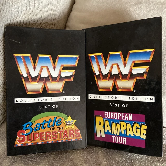 WWF VHS COLLECTORS Best Of WrestleMania Lot WWF 1993 & 94 Battle Of ...
