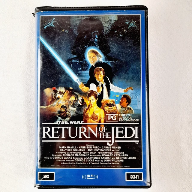 STAR WARS - RETURN OF THE JEDI (1983) - RARE CBS/FOX BETAMAX 1st Issue - SCI-FI $168.05 ...