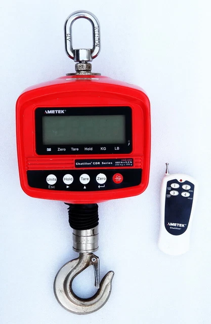 AMETEK CHATILLON CDR-660 Digital Crane Scales 660Lbx0.2Lb Cdr Series ...
