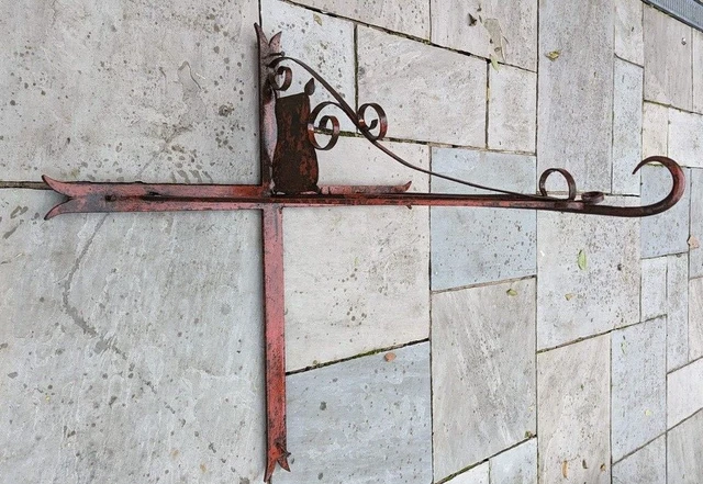 VINTAGE SHOP SIGN Metal Double Sided & Bracket, Owl detail, Very Large ...