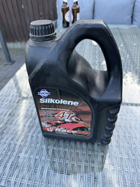 SILKOLENE PRO 4 10W-40 10W40 XP Synthetic Ester 4T Oil Fuchs - 4L £30. ...