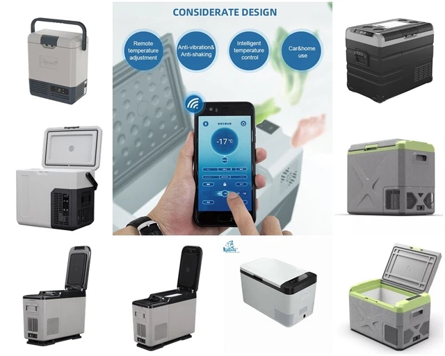 CAMPERVAN 12V COMPRESSOR Fridge Freezer Portable 12v Camping Coolbox ...