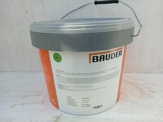 BAUDER LIQUITEC PU Detail Flüssigkunstoff 14 KG Fenstergrau EUR 170,00 ...
