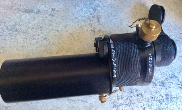 GUNSIGHT NAVAL,WWII BRITISH Ottway For 6 inch Gun, Pattern G354 (fully ...