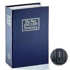 3-DIGIT LOCK BOOK Safe, Hidden Secret Diversion, Security Stash ...