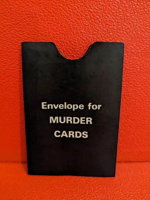 CLUEDO SPARE REPLACEMENT Envelope For Murder Cards £2.50 - PicClick UK