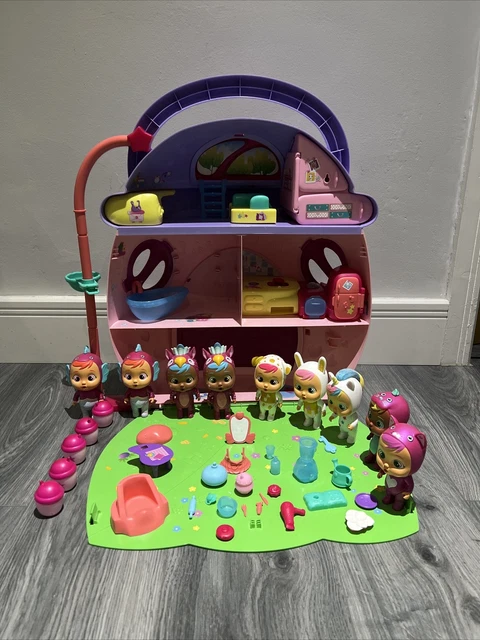 CRY BABIES MAGIC Tears Dreamy's Mega House Play Set With Extra Figures ...