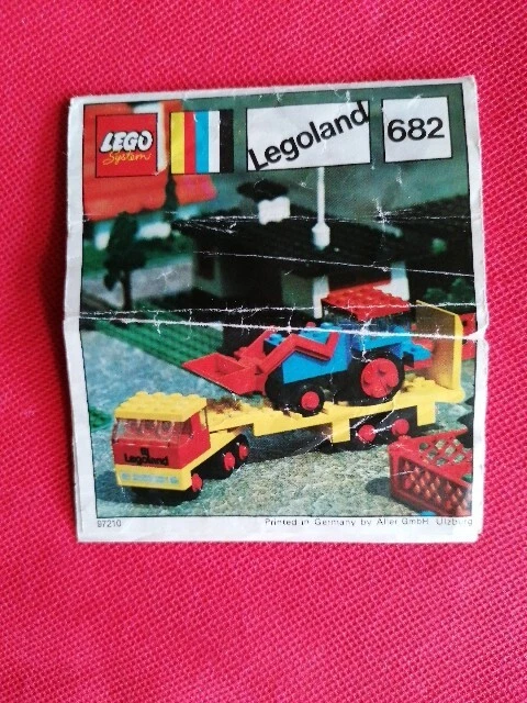 LEGO SYSTEM/LEGOLAND 682/NUR Bauanleitung/70er 80er Jahre/gebraucht ...