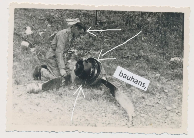 FOTO LEGION CONDOR S/88, aus Nachlass , Propeller von Bf 109, Schrott ...