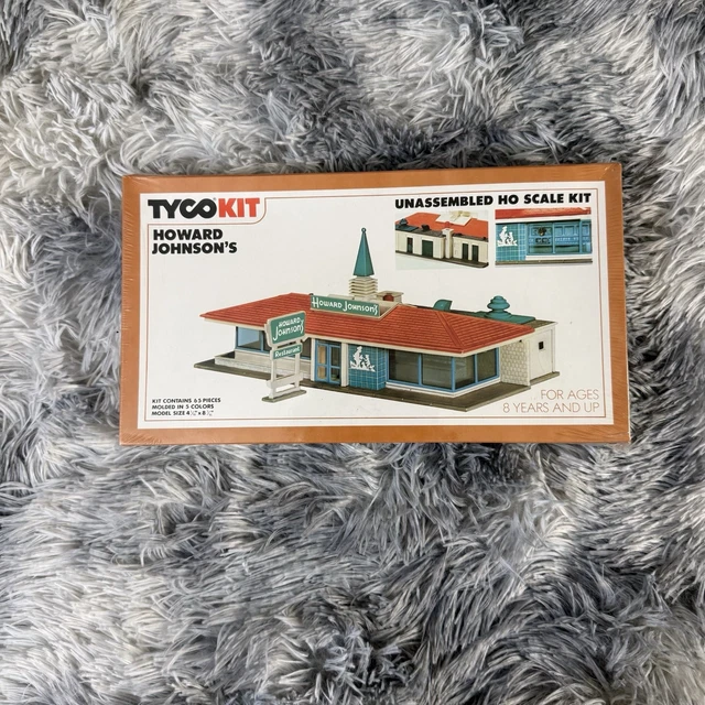 VINTAGE TYCO KIT HO Scale Howard Johnson Restaurant Building #7754 ...