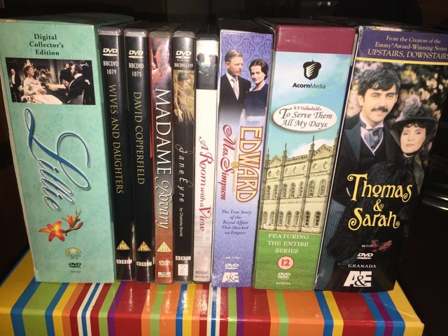 PERIOD DRAMA DVD Bundle - Jane Eyre Madame Bovary Thomas & Sarah Lillie ...