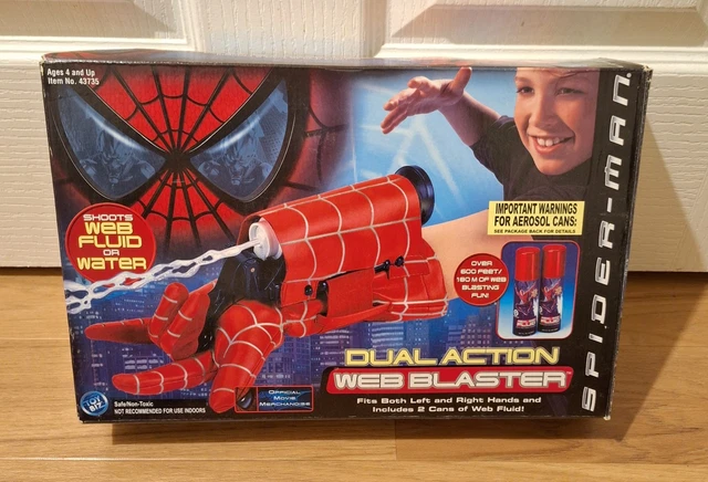 TOY SPIDER-MAN WEB Blaster Rare Official Movie Merch Dual Action Good ...