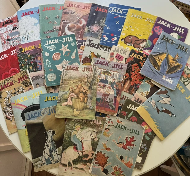 1940’S 50’S VINTAGE JACK JILL Children's Magazines Lot of 30+ Amazing ...