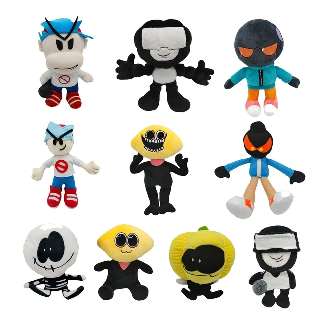 FRIDAY NIGHT FUNKIN Plush FNF Whitty and Boyfriend Soft Lemon Demon ...