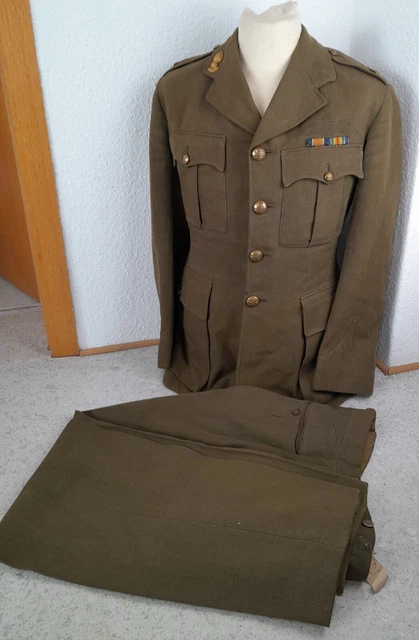 ORIGINAL WW2 OFFICERS uniform - named ww1 RFC pilot £50.00 - PicClick UK