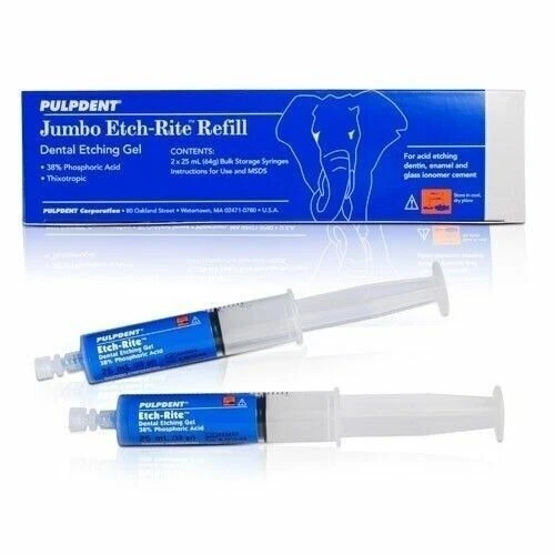 JUMBO ETCH-RITE KIT Gel De Gravure Dentaire Pulpdent EUR 61,87 - PicClick FR