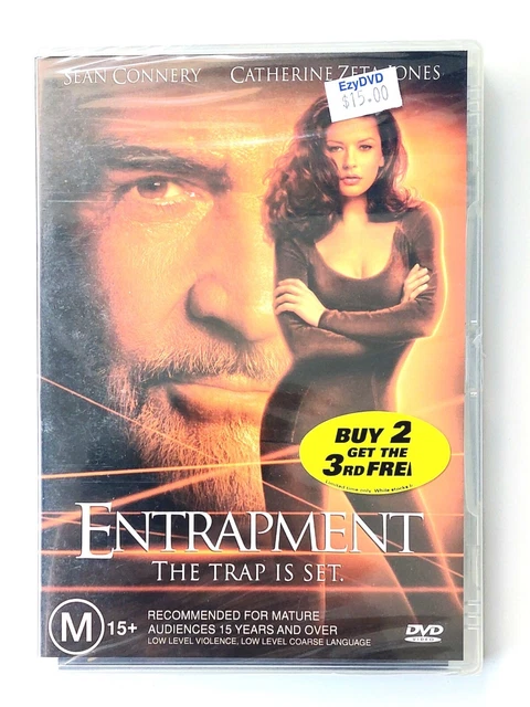 ENTRAPMENT (DVD, 1999) Sean Connery, Catherine Zeta Jones NEW & SEALED ...