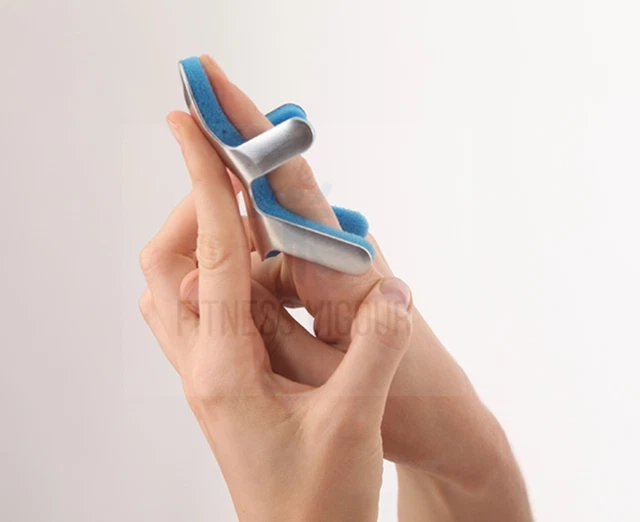 MALLET FINGER SPLINT Toad Aluminium Foam Frog DIP Malleable Support ...