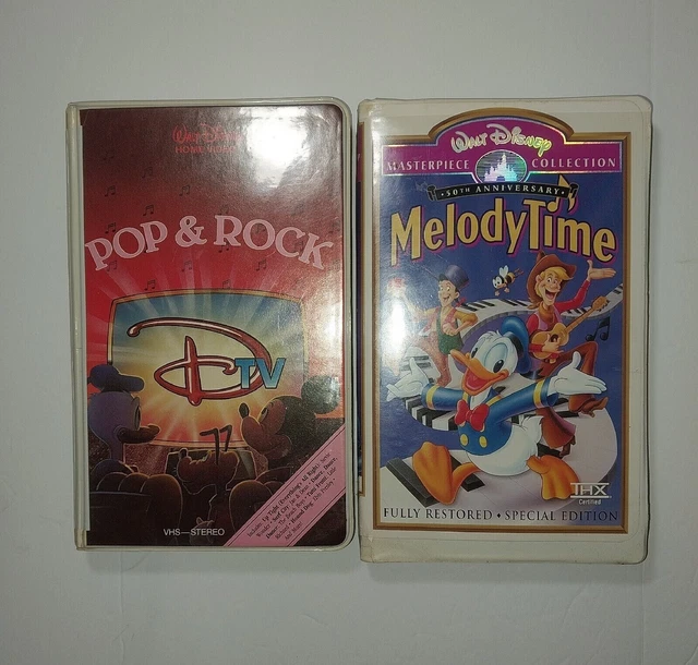 VINTAGE RARE WALT Disney Musical VHS Movies Pop & Rock (1984) and ...
