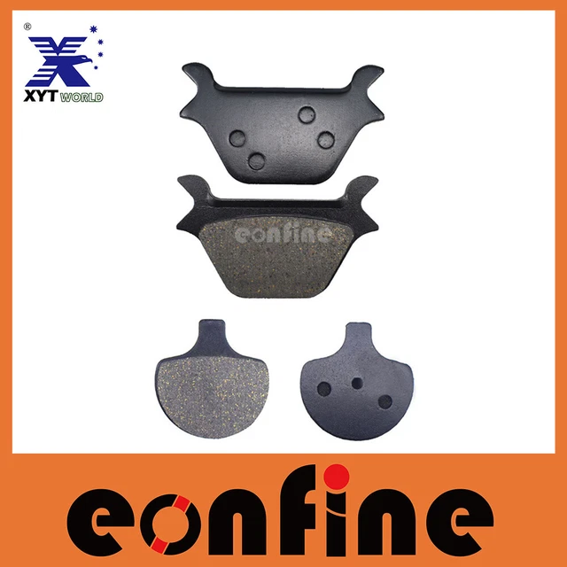 FRONT+REAR BRAKE PADS for Harley Davidson FLHS Electra Glide Sport 1987 ...