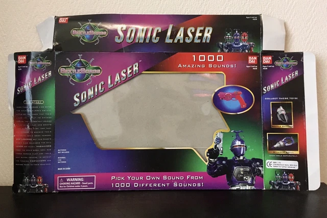 ORIGINAL EMPTY SABANS Big Bad BEETLEBORGS SONIC LASER BOX toy gun Power ...