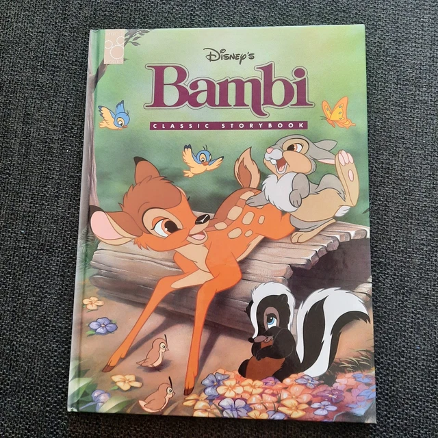 BAMBI DISNEY’S CLASSIC Storybook Collection A Mouse Works 1997 Vintage ...