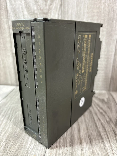 SIEMENS SIMATIC S7 1P 6ES7 321-1BH02-0AA0 REV1 Digital Output Module ...