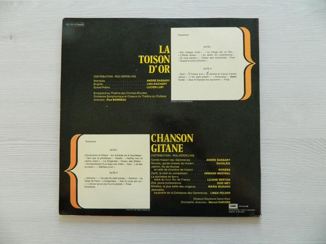 RARE DOUBLE VINYLE La Toison D'OR et Chanson Gitane - YVAIN LOPEZ André DASSARY EUR 8,99 ...