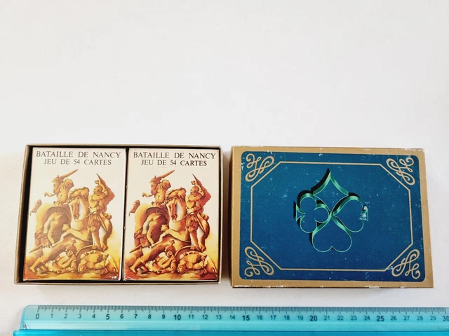 KARTEN VON SPIEL Bataille De Nancy Frankreich Rommé Vintage Original ...