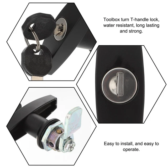 T TYPE HANDLE Cabinet Lock Cam Locks for Voltage Distribution Box $31. ...