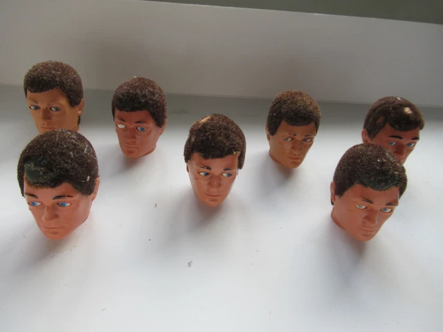 ACTION MAN EAGLE Eye Heads for restoration and repair x7 £11.12 ...