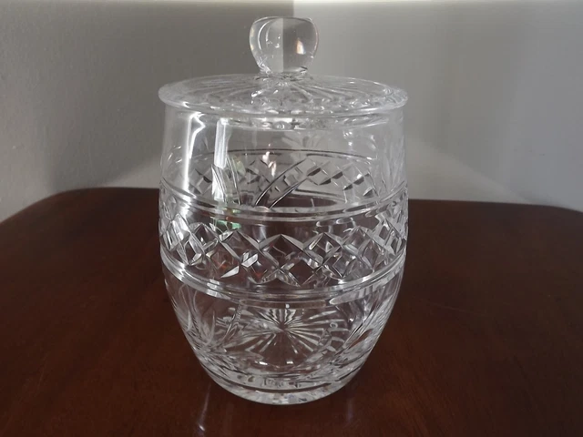 STUART CRYSTAL IMPERIAL Biscuit Barrel/ Sweetly Jar £35.00 - PicClick UK
