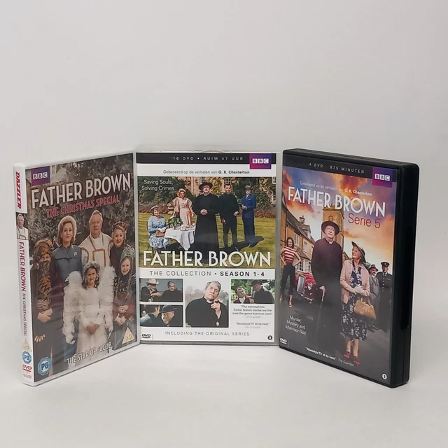 BBC FATHER BROWN The Complete Collection 1 - 4 Plus Series 5 ...