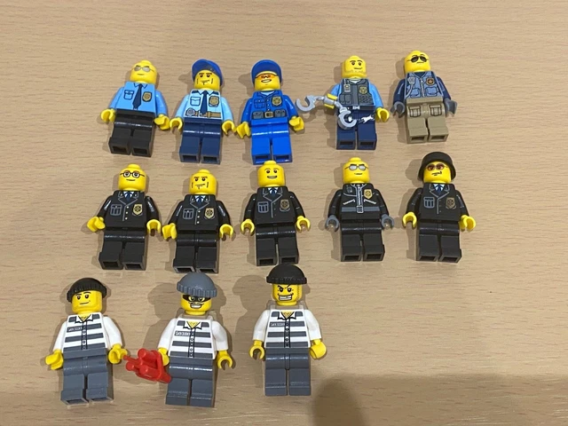 LEGO CITY MINIFIGURES Police Security Robber Thief x 13 £20.00 ...