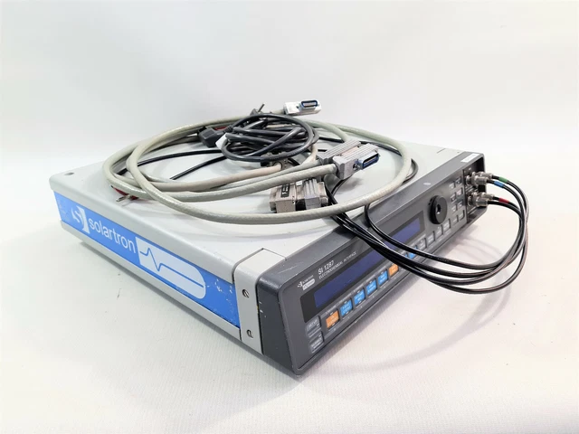 SCHLUMBERGER SOLARTRON SI 1287 Electrochemical Interface Measuring ...
