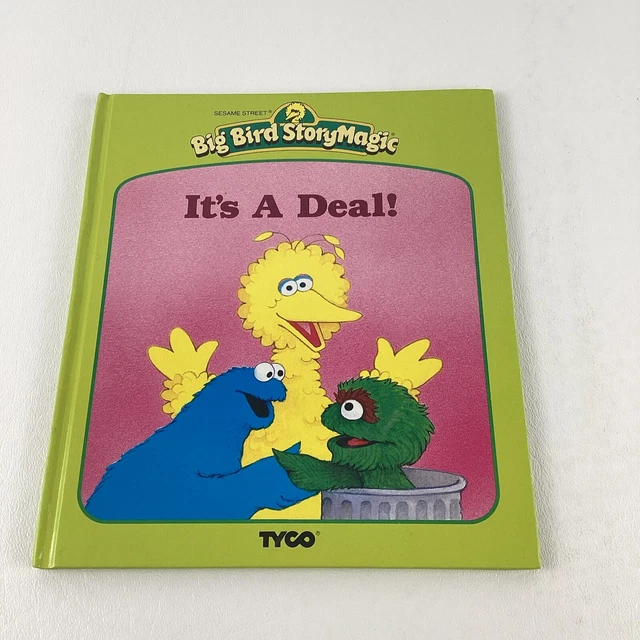 Sesame Street Talking Big Bird Story Magic Its A Deal Hardcover Book Vintage £2008 Picclick Uk