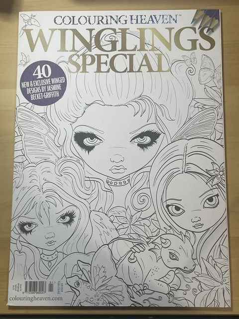 COLOURING HEAVEN MAGAZINE Winglings Special Issue Issue #91 £11.01 ...