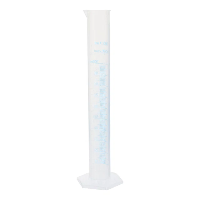 100 ML MEASURING Test Tube Graduated Cylinder Beaker Cylinders £6.85 ...