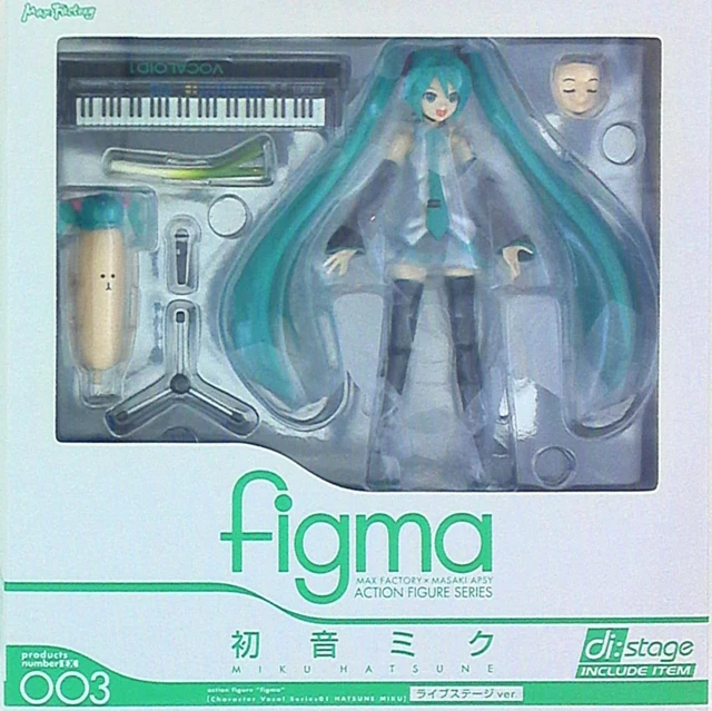 FIGMA CHARACTER VOCAL Series 01 Hatsune Miku Live Stage Action Figure ...