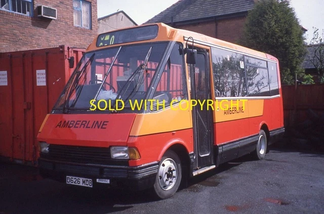 35MM ORIGINAL BUS slide Amberline D626 MDB (Ex Greater Manchester) £3. ...
