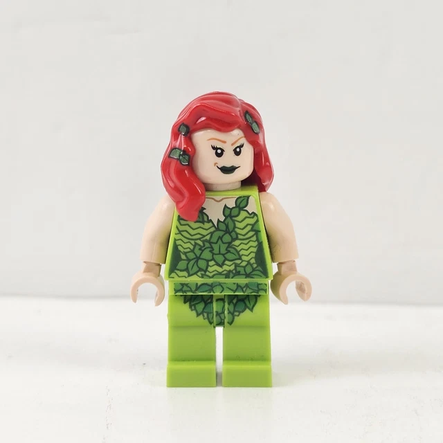 LEGO POISON IVY Hair Over Shoulder minifigure from DC 6860 The Batcave ...