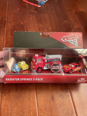 MATTEL DISNEY PIXAR Cars Radiator Springs DIE-CAST 3-Pack Deluxe véhicule! "NEW" EUR 15,64 ...