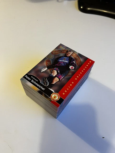 MANCHESTER UNITED 1997 Futera Football Cards Complete Set. 100 Cards ...