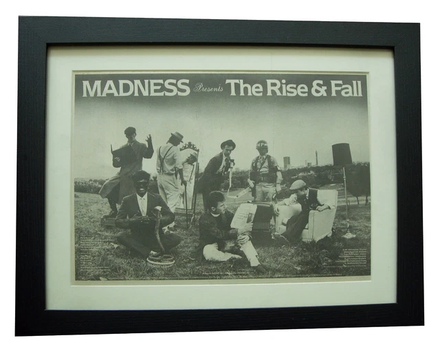 MADNESS+THE RISE & Fall+Poster+Ad+Rare Original 1982+Framed+Express ...