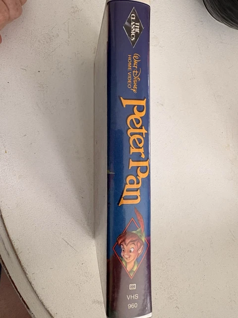 RARE VINTAGE PETER Pan (VHS, 1990) Black Diamond Clam Shell $11.99 ...