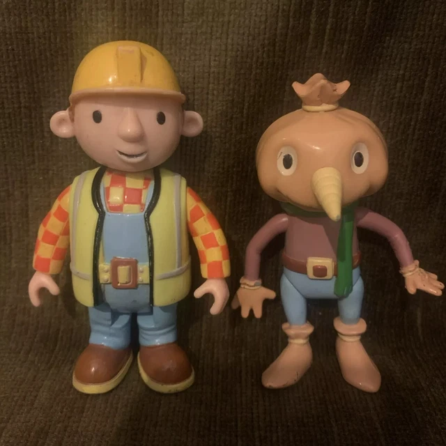 BOB THE BUILDER & Rare Spud Scarecrow Collectable Figures Toys 9 cm £5. ...
