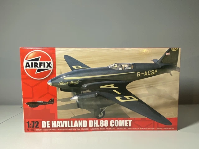 AIRFIX MODEL KIT DE HAVILLAND DH.88 COMET 1:72 Scale £15.00 - PicClick UK