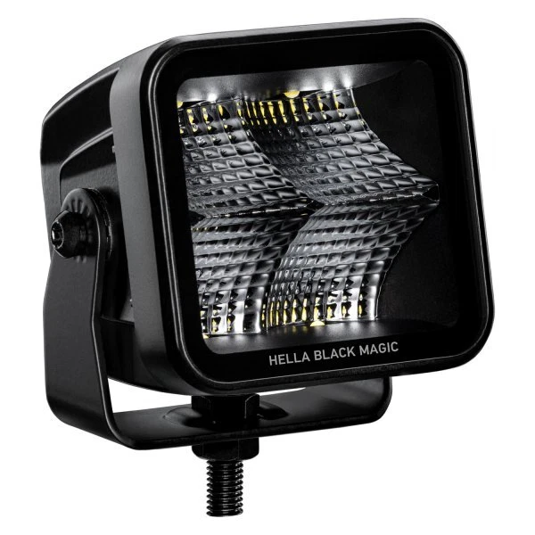 HELLA BLACK SERIES Short Range 3.2" Cube Flood Beam LED Lights Kit ...