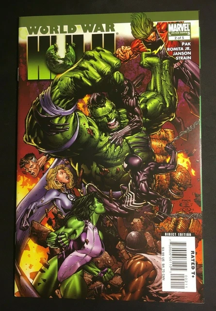 WORLD WAR HULK 2 David Finch Spider Man V 1 Fantastic Four Sentry The ...