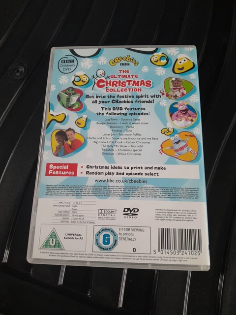 CBEEBIES BBC THE Ultimate Christmas Collection Dvd 2007 rare vgc ...